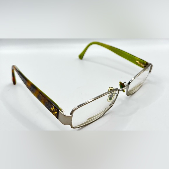 Coach | Accessories | Coach Hc50 Silver Rectangular Sunglasses Frames ...